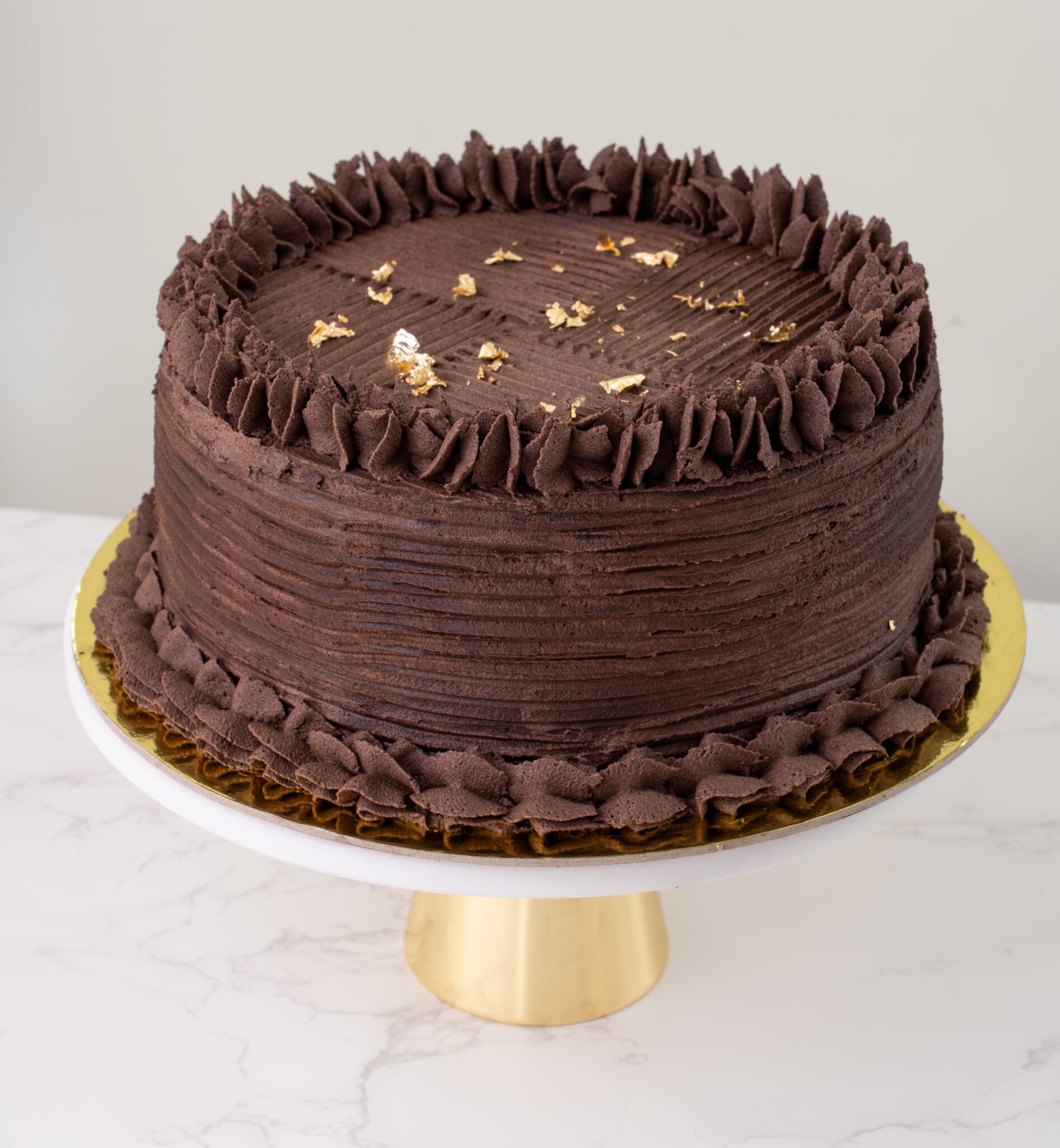 Vegan Moist Chocolate Cake - Marron Bakery